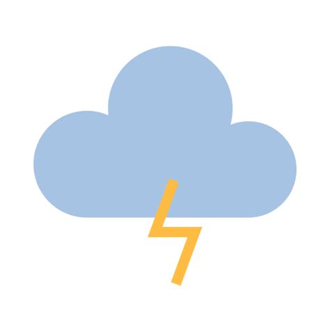 Thunder Generic Flat Icon