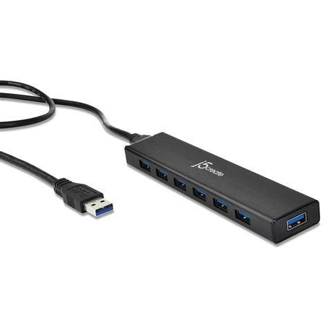 J5create Juh377 Usb 3 0 Superspeed 7 Port Hub Transmission Speed 5 Gbps Msl Digital Online Store