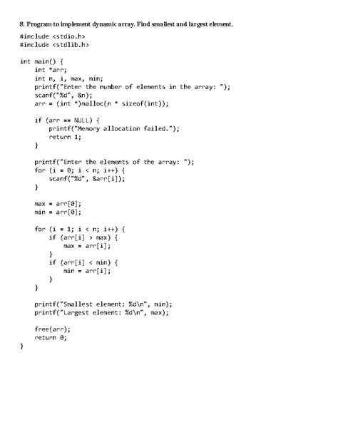 ds lab 8 1 practical exercise 8 part b 1 program to implement