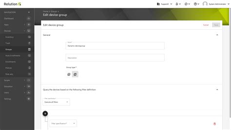Manage Dynamic Device Groups With Relution