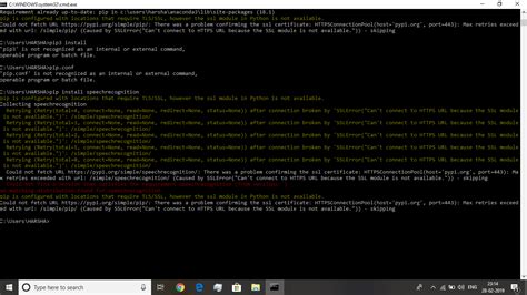 Pip Confirming Of Ssl Module In Python 37 Ssl Module Not Available