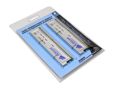 CORSAIR XMS GB X MB ECC Registered DDR PC Dual Channel Kit Server Memory