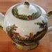 Vintage Sadler Teapot The Abbey Falls Transferware From The S Etsy