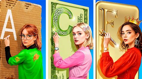 Бедная Vs Богатая Vs Гига богатая Учительница Мы пережили самого строгого учителя в мире Youtube