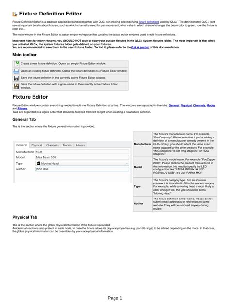 Fixture Definition New Pdf Light Computing And Information Technology