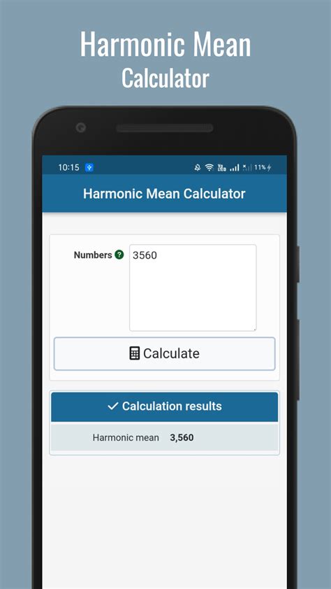 Harmonic Mean Calculatorappstore For Android