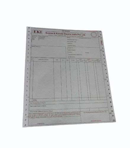 Continuous Stationery Printing Service At ₹ 599 In Ahmednagar Id 2852903075988