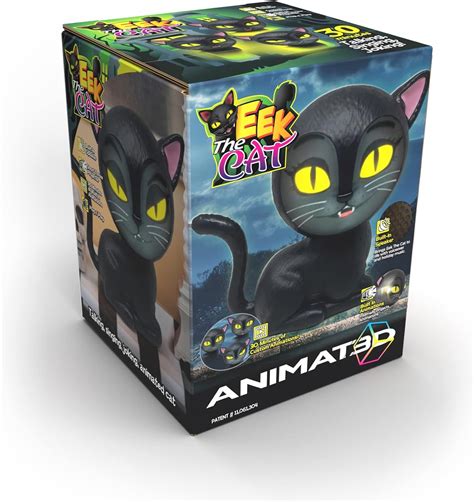 Jp Animat3d Eek The Cat おしゃべりアニメ化黒猫 プロジェクターandスピーカー内蔵プラグアンドプレイ