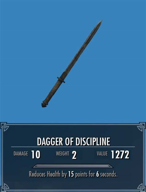 Dagger Of Discipline More Interesting Loot Legacy Of The Dragonborn