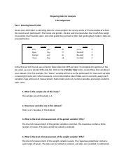 Preparing Data For Analysis Entering Data In SPSS Lab Course Hero