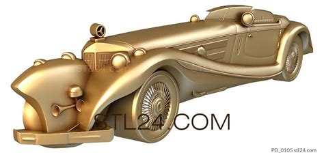 Art Panel Mercedes Car Pd 0105 3d Stl Model For Cnc