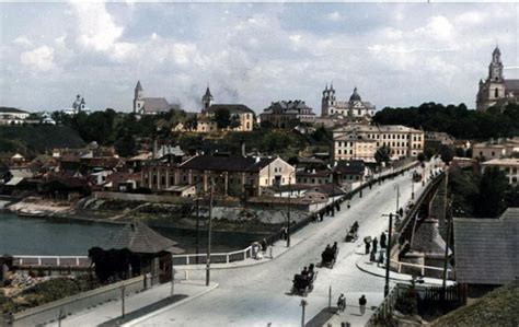 Przedwojenne Grodno zachwycało Zobacz unikatowe zdjęcia w kolorze