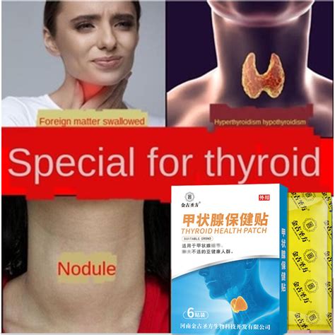 Thyroid Health Patch Stickers Box To Treat Thyroid Nodule And Neck