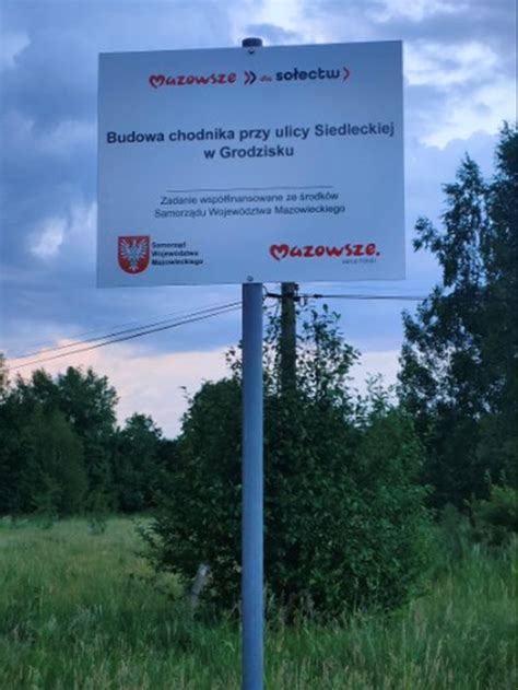 Budowa Chodnika Przy Ulicy Siedleckiej W Grodzisku UMiG Mrozy