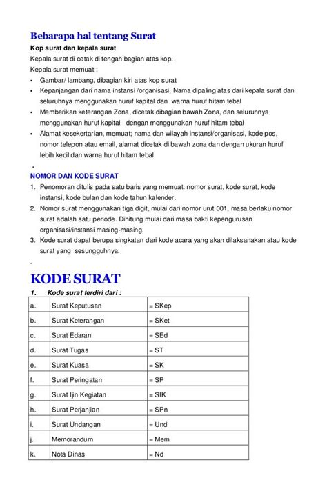 Klasifikasi Surat Dinas Kementerian Agama Delinewstv