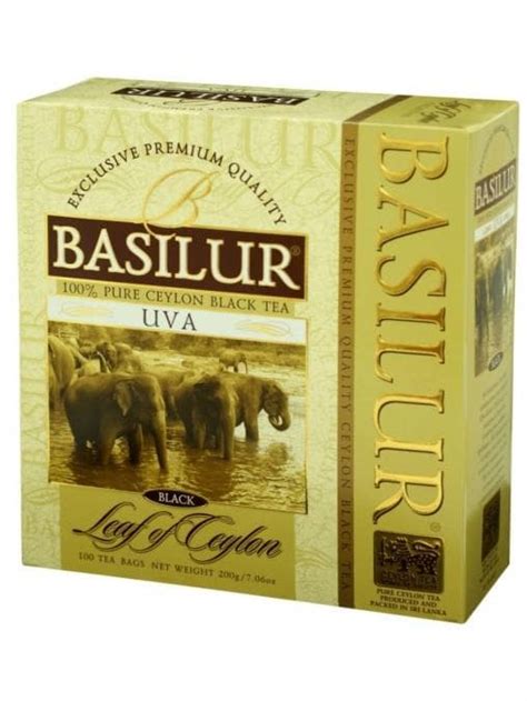 Чай чёрный цейлонский листовой байховый Basilur UVA OP 100 г – цена ...