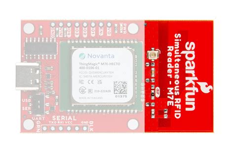 Hardware Overview SparkFun Simultaneous RFID Reader M7E Hookup Guide