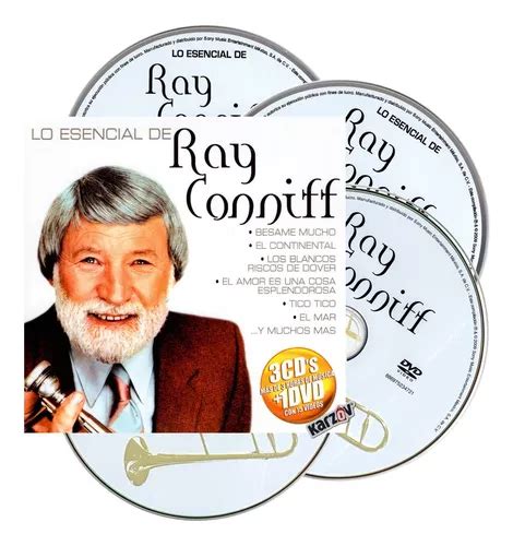 Lo Esencial De Ray Conniff Box 3 Discos Cd Dvd Envío Gratis