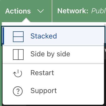 Changing Code Editor Views