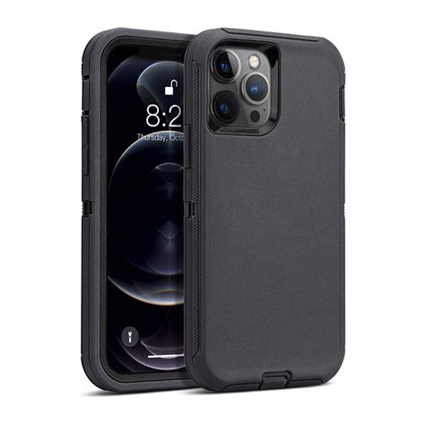 Casing Iphone 13 Military Super Shockproof Tebal 3 In 1 Black Casing Ip