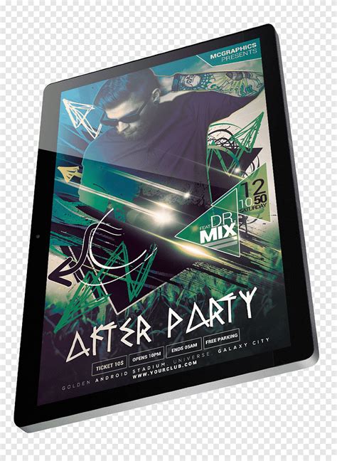 Display Advertising Poster Brand Technology Electro Sound Party Flyer