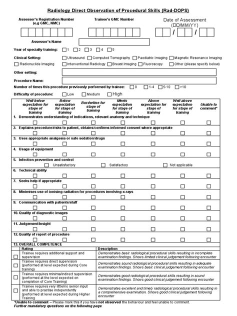 Rad Dops V5 0 Pdf Radiology Medical Imaging
