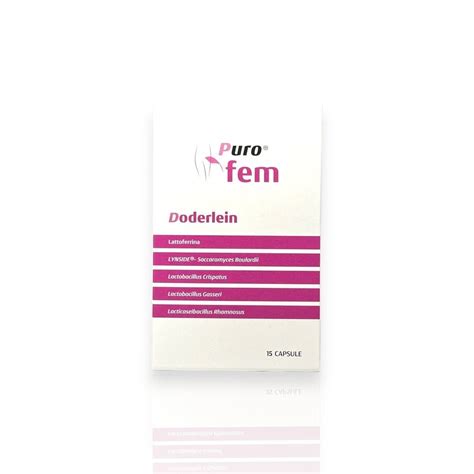 Purofem Döderlein Probiotics Vaginal Bacterial Flora 15 Capsules Dr Ti Farmacia Dottor Tili