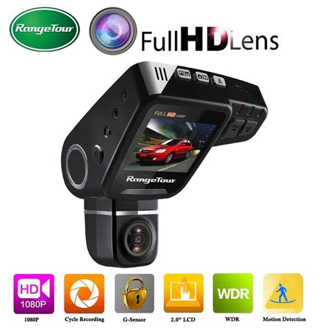 Range Tour Dashcam Car DVR Dashboard Camera Support Rear Camera Full HD