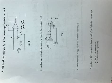 Solved For The Circuit Shown In Fig Find The Voltage V Chegg