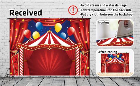 10x8 Ft Circus Carnival Circus Theme Party Photo Backdrop