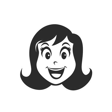 Download Ai Generated Face Monochrome Royalty Free Stock