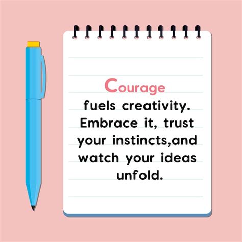 Premium Vector Vector Motivational Quotation On A Notepad