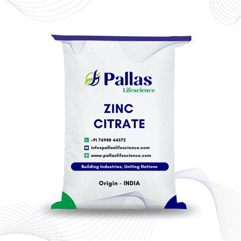 Zinc Citrate Trihydrate At ₹ 250 Kg In Vadodara Id 2855536840691