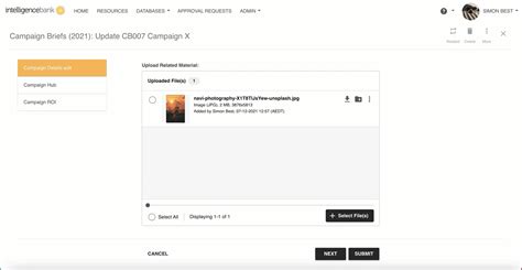 Upload Field Single And Multiple Upload Options IntelligenceBank HelpDesk
