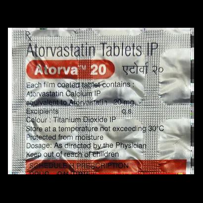 Atorva 20mg Tablet 15s Price Uses Side Effects And Substitutes Medkart
