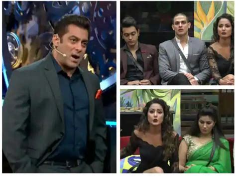 Bigg Boss 11 Salman Khan Lashes Out At Priyank Sharma Hina Khan