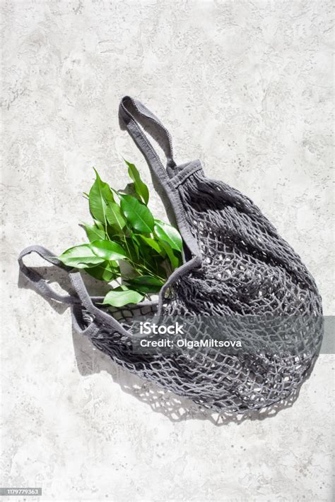 재사용 가능한 메쉬 면 쇼핑 백 플라스틱 무료 제로 폐기물 개념 0에 대한 스톡 사진 및 기타 이미지 0 가방 개념