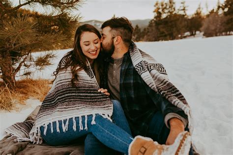 Winter Engagement Photos At Mount Falcon Park Emily May Photo