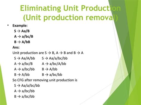 Simplifies And Normal Forms Theory Of Computation Ppt
