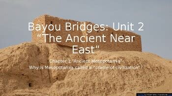 Bayou Bridges Fourth Grade Unit 2 Chapter 1 By Kelsearae20 TPT