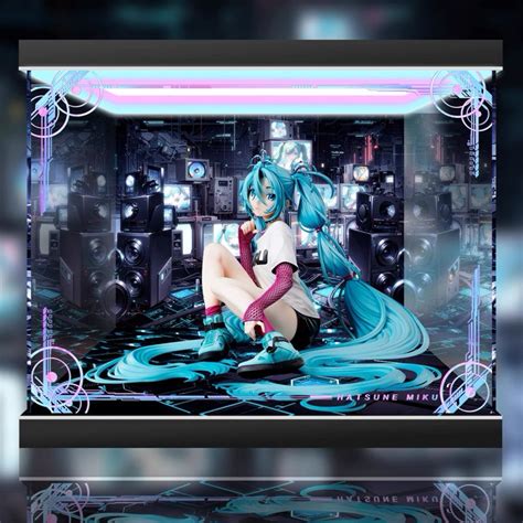 《yao 挖寶趣》預售下單95折 Stronger 初音未來×米山舞 Pvc公仔 專用展示盒 蝦皮購物