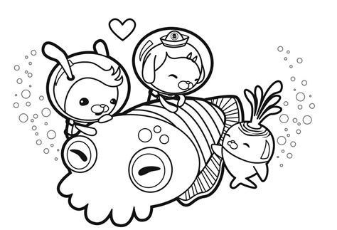 Baú da Web Desenhos Octonautas para colorir