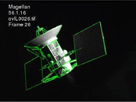 Model Based Tracking Of Magellan 124 Scale Spacecraft Using Real