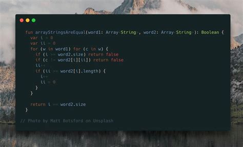01122023 1662 Check If Two String Arrays Are Equivalent