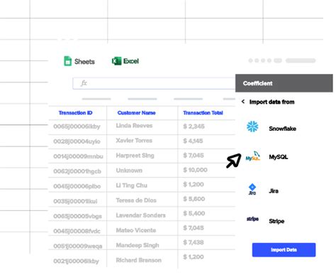 connect mysql to excel in 3 minutes with coefficient