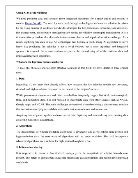 Ppt Is It Possible To Predict Every Wildfire Using Ai And Sensors Powerpoint Presentation