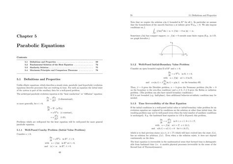Pdf Parabolic Equations School Of Mathematicskersaleteachm3414