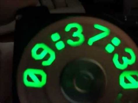 Digital POV Clock On Hard Drive Platter YouTube