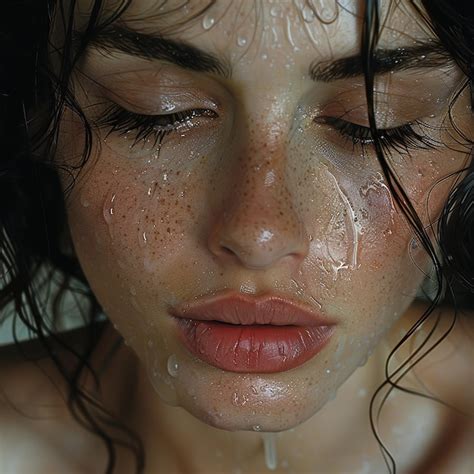 Premium Photo A Woman With Freckles On Her Face And The Word Freckles