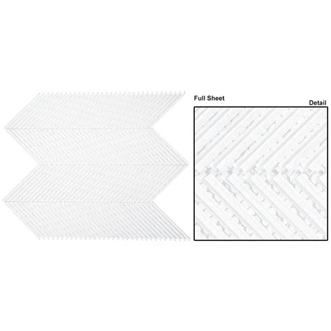 Bellagio Viola Capri Collection Glass Herringbone Mosaic Sorrent